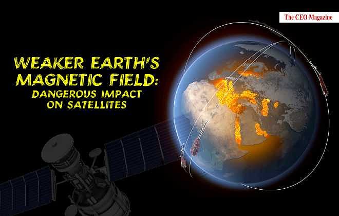 WEAKER EARTH’S MAGNETIC FIELD: DANGEROUS IMPACT ON SATELLITES
