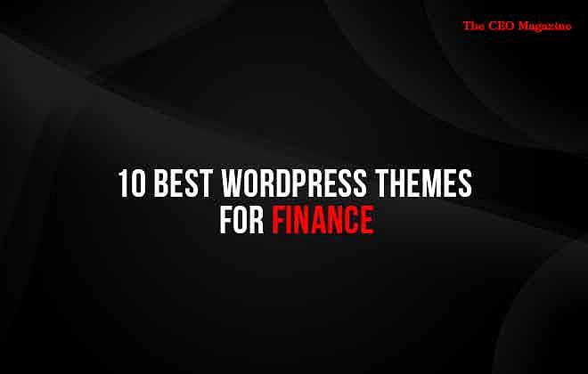10 Best WordPress Themes for Finance