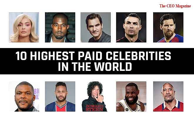 Top 10 Highest Paid Celebrities in the World | Best Business Magazine