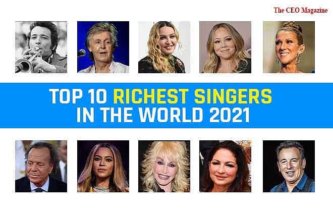 Top 10 richest singers in the world 2021 | The CEO Magazine India