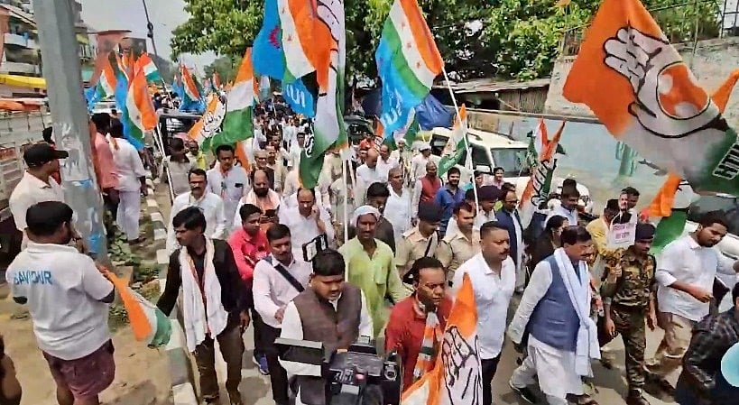 Ahead of Bihar elections, Congress launches 'Save the Constitution ...