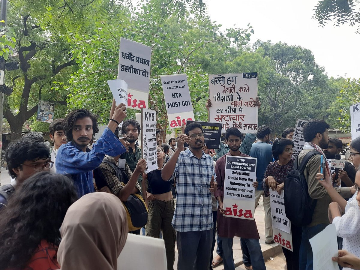 India Against NTA: Students Protestors Call for an Indefinite Strike ...