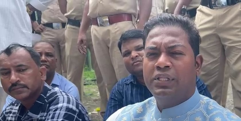 Jai Bhim Nagar Slum Demolition: Rajratna Ambedkar Stages Sit-In Protest ...