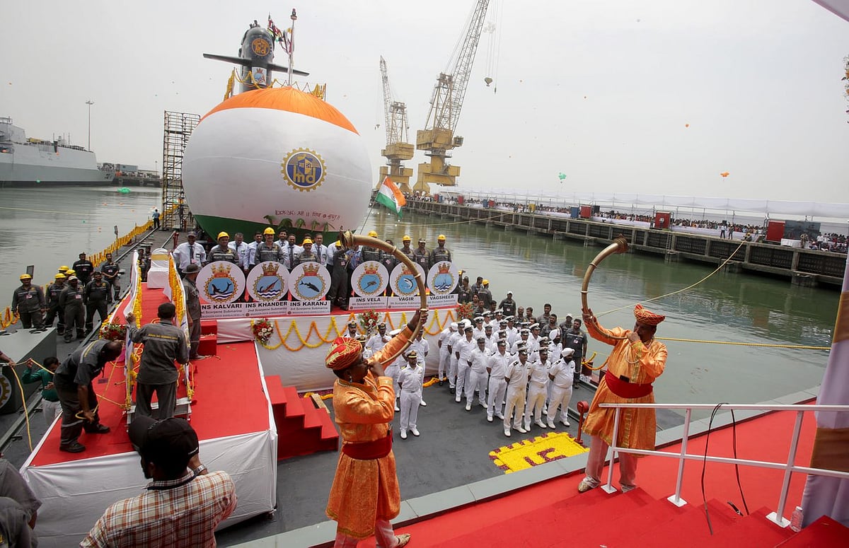 Sixth And Last Submarine Of Indian Navy’s Kalvari Class Submarines Of ...