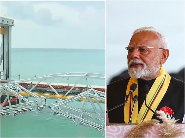 PM Modi inaugurates New Pamban Railway Bridge in Rameswaram
