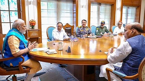 PM Modi chairs high-level meet with chiefs of three armed forces
