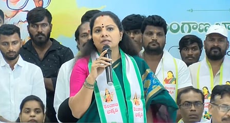 VP election: Kavitha backs Sudershan Reddy