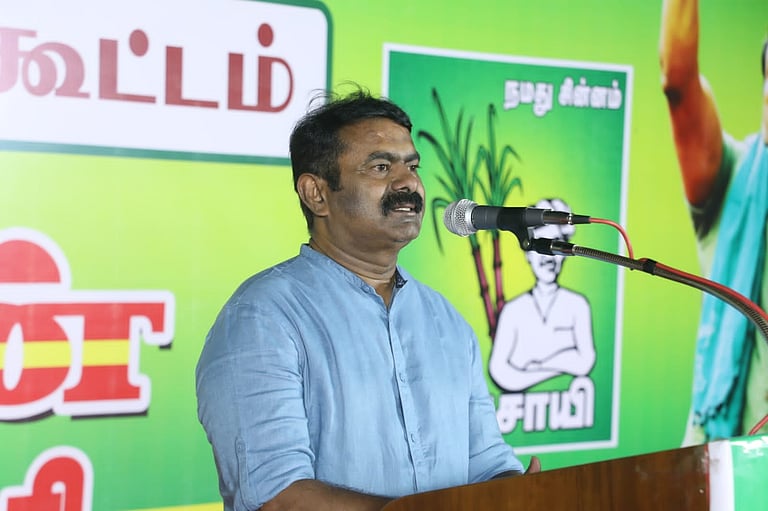 NTK chief Seeman calls for action against money distribution to Ennore ...