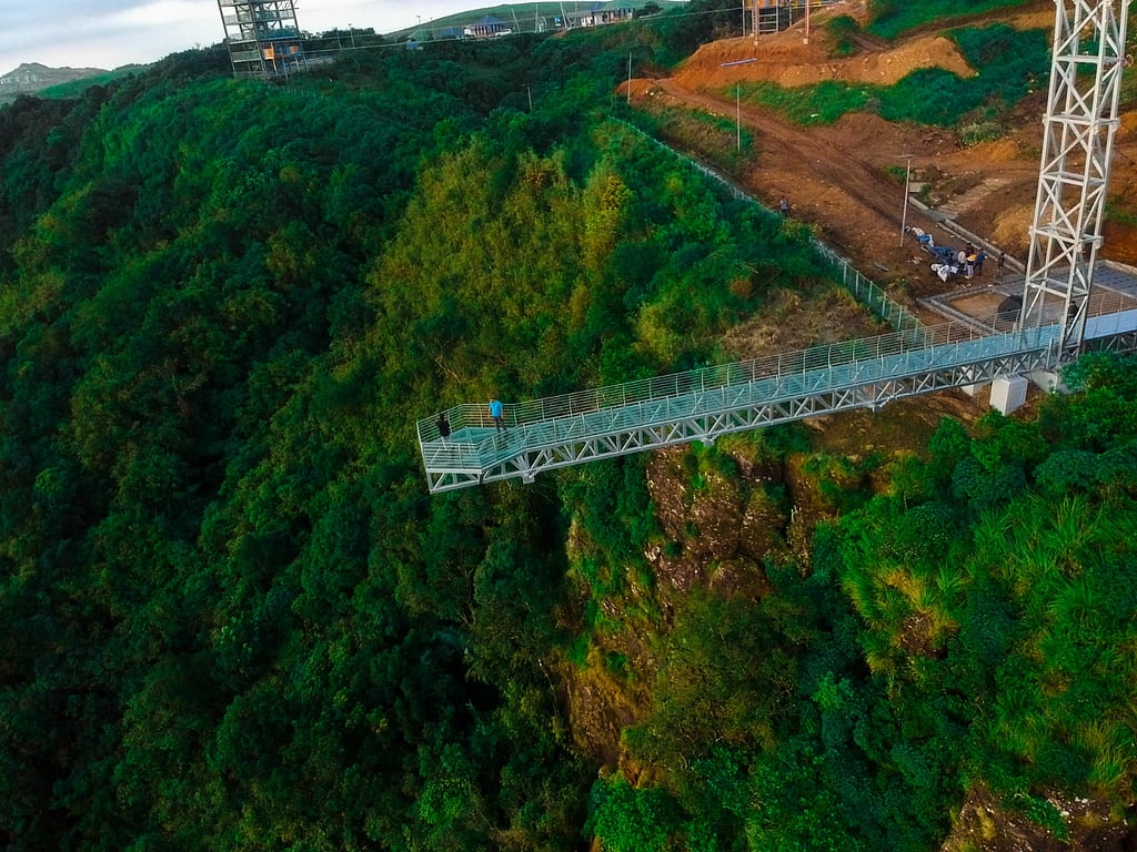 Suspended cantilever sky bridge in Kerala’s Idukki is now open to tourists