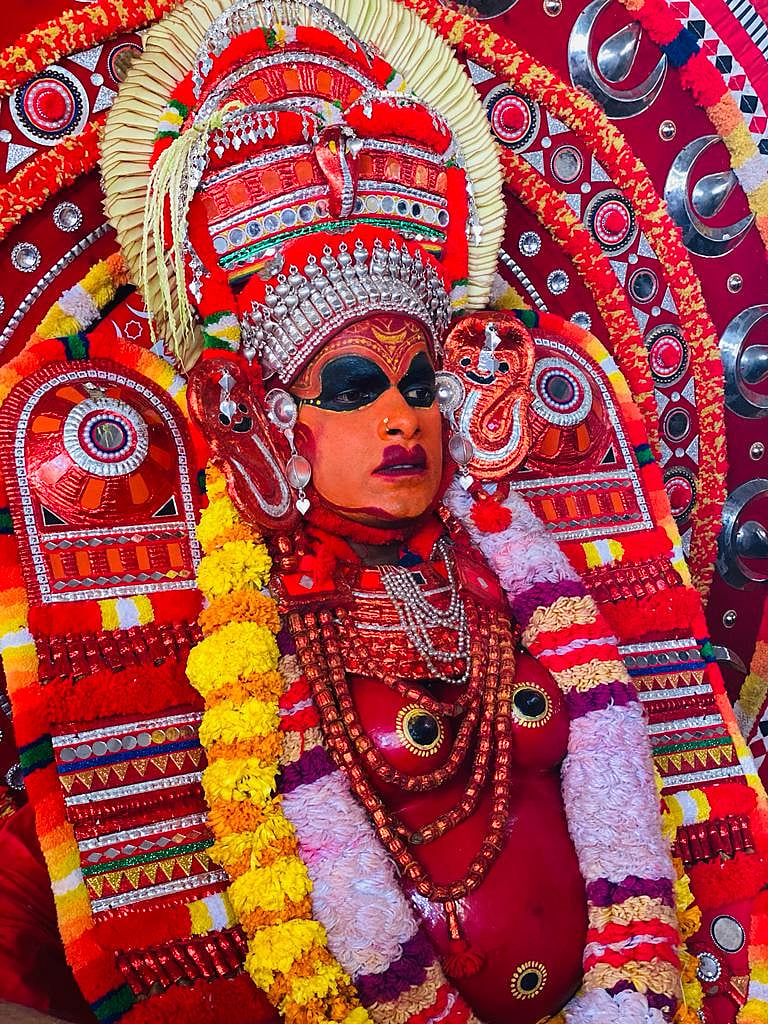 Vishnumoorthi Theyyam Face