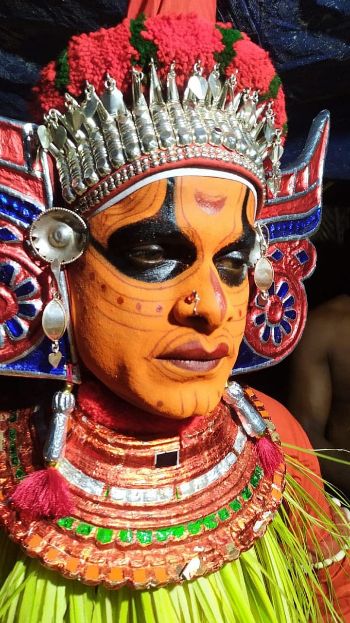 Vishnumoorthi Theyyam Face