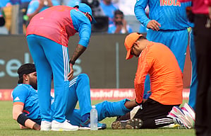 Men's Cricket WC: Hardik Pandya limps off the ground as Bangladesh make ...