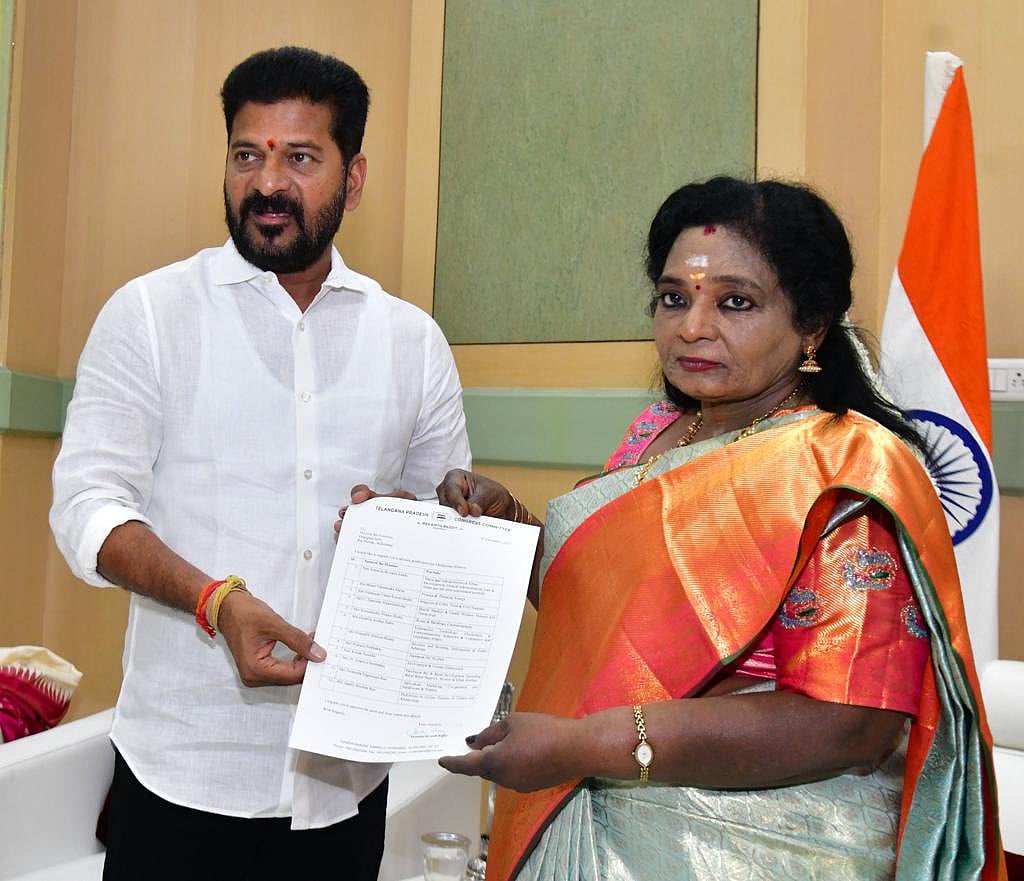 Telangana CM Revanth Reddy Allocates Portfolios, Retains Law & Order ...