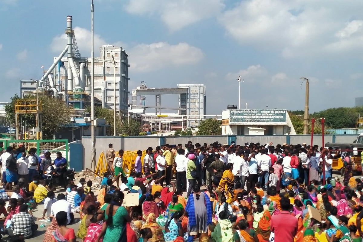 Ennore gas leak protest enters 4th day, residents demand action against CIL