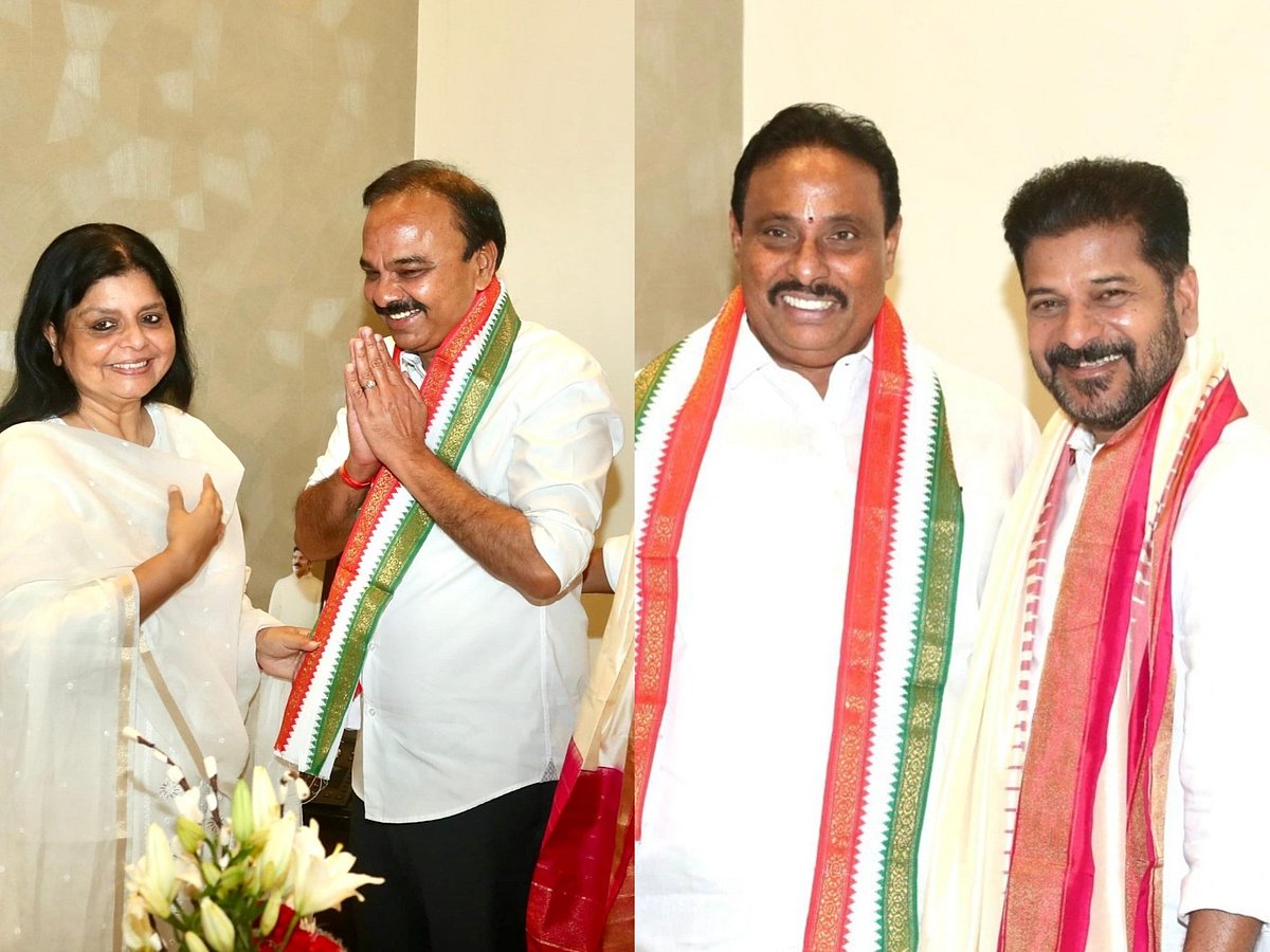 Telangana: MP Ranjith Reddy, MLA Danam Nagender Quit BRS, Join Congress - Blow to Opposition as ...