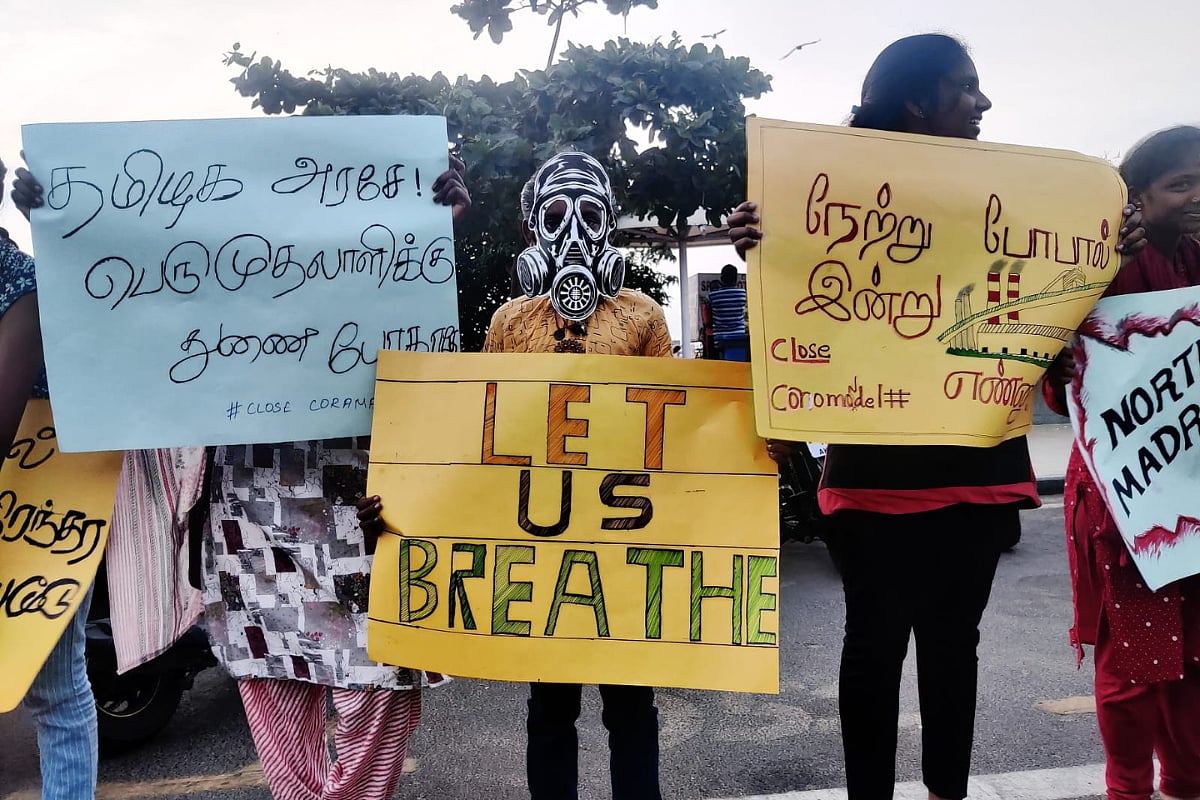 Ennore Gas Leak: Residents Protest Against Coromandel on Chennai's ...