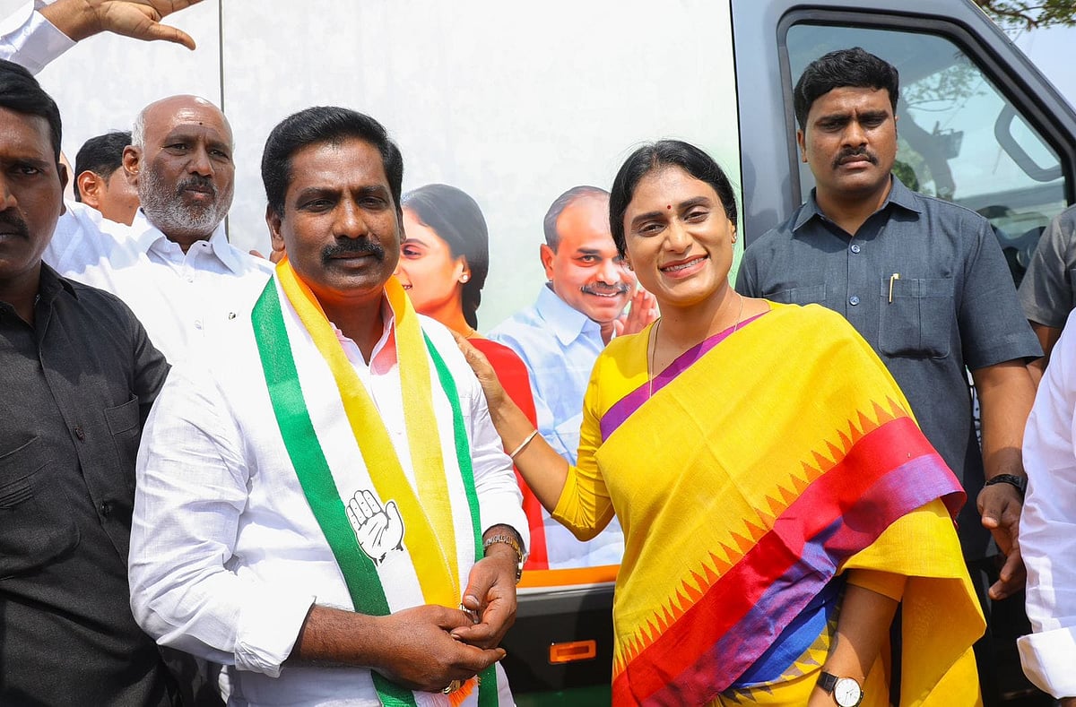YSRCP MLA MS Babu joins Congress after being denied ticket to contest ...