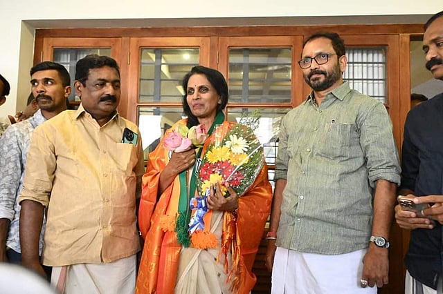 Former Kerala DGP Sreelekha IPS joins BJP
