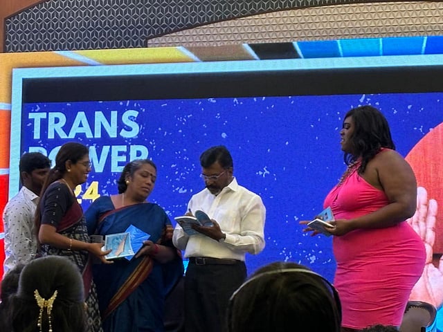 Trans power is my sword and my shield: Qween Jean at trans rights ...