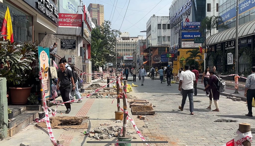 Bengaluru: Church Street renovations spark vendor frustration and ...