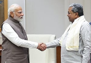 Karnataka CM Siddaramaiah meets PM Modi, demands assistance