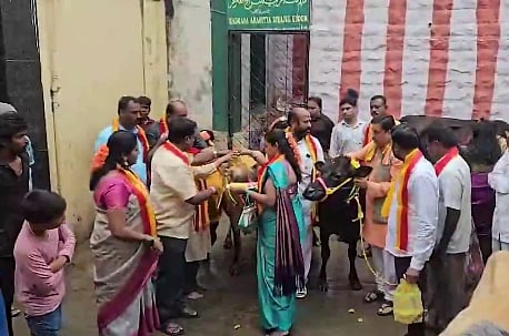 Bengaluru cow mutilation case: BJP stages ‘Black Makara Sankranti’ protest