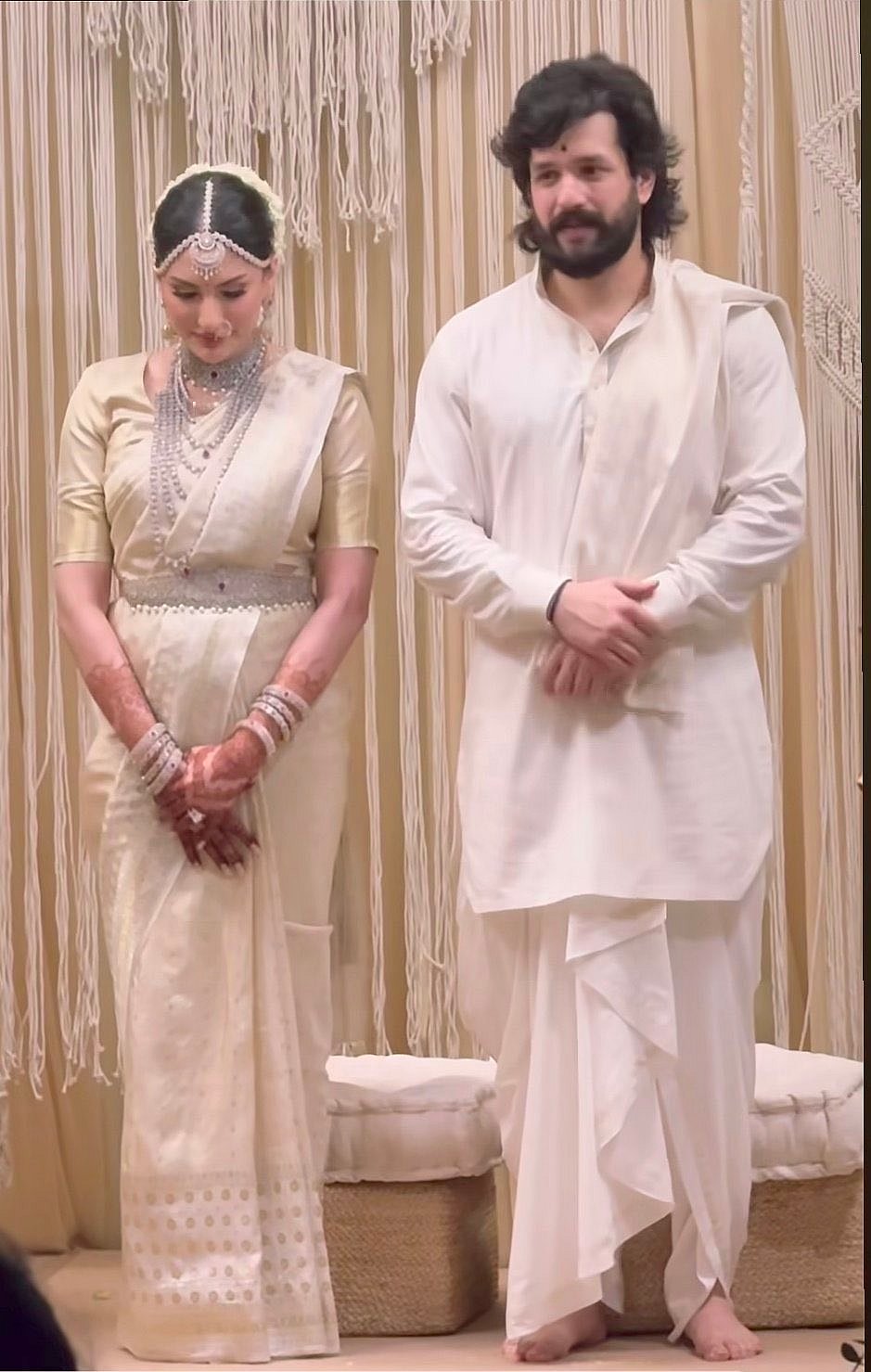 Akhil Akkineni marries Zainab Ravdjee