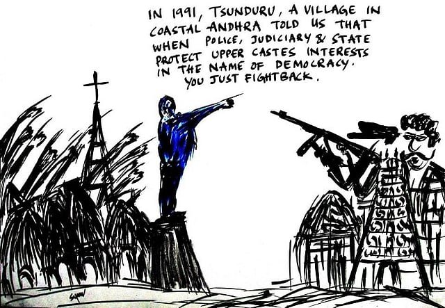 Meet Syama Sundar, cartoonist whose work revolves around anti-caste themes