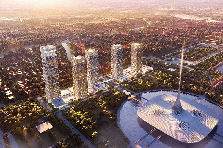 Foundation for permanent Andhra Secretariat to be laid in Amaravati on ...