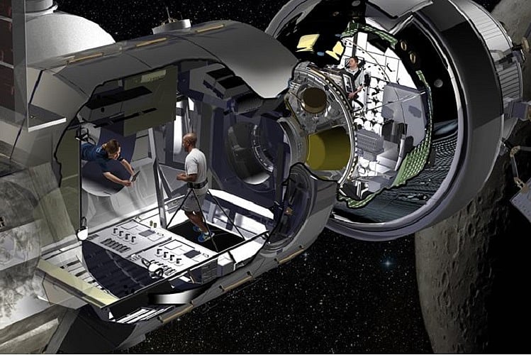 NASA builds prototype for deep space habitat out of recycled cargo ...