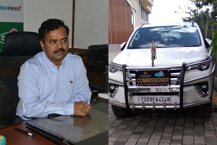 Hyderabad municipal chief’s vehicle stacks up fines worth Rs 6,210 for ...