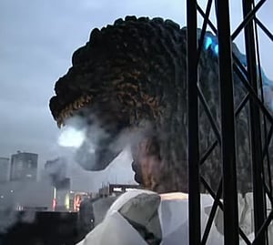 Now Godzilla to welcome you to Tokyo
