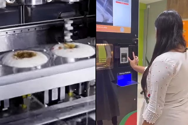 Watch: Bengaluru’s 24x7 ‘idli-vending ATM’ goes viral