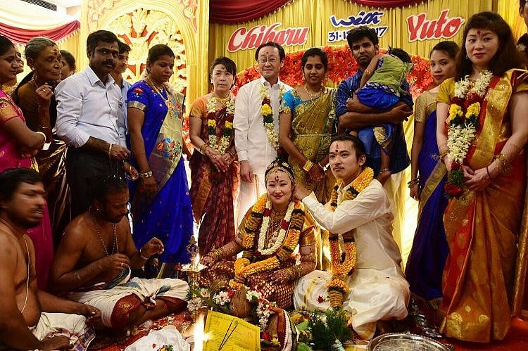 For the love of Tamil, this Japanese couple came to Madurai to get married