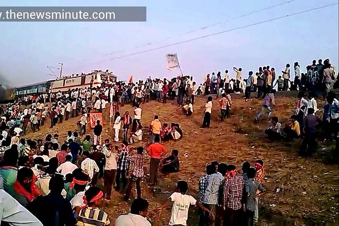 Even as Kapu leader continues fast, six more held in train burning case ...