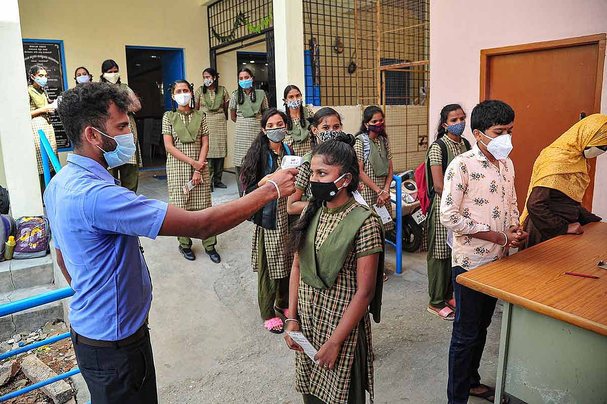 Karnataka Class 10 students report 41% attendance on day 1 of schools ...