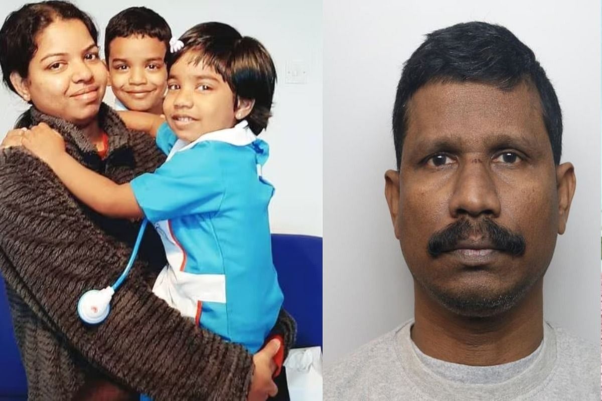 Kerala man who killed wife and two children sentenced to 40 years in UK