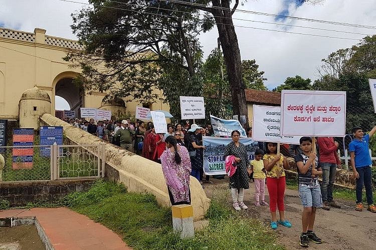 Development or destruction? Kodagu groups protest infrastructure ...