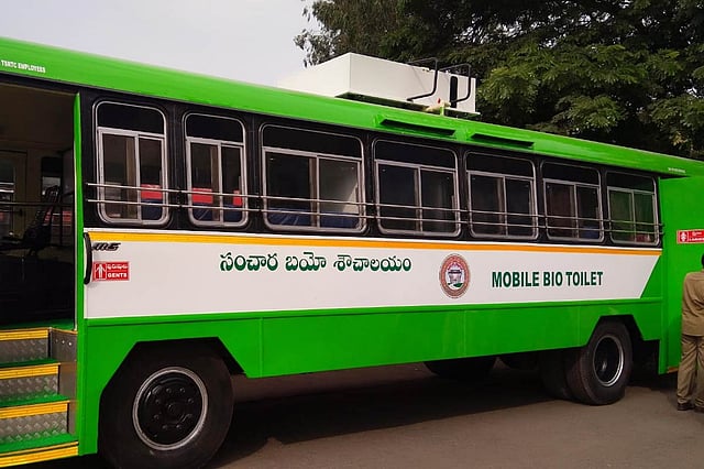 Telangana: How TSRTC mobile bio-toilets have been abandoned