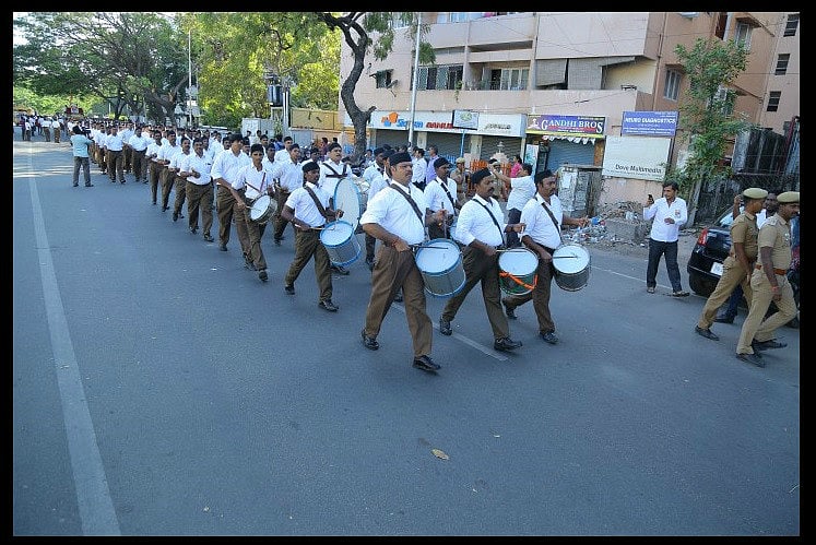 Armed with a court order, RSS rally held in Chennai after 16 years