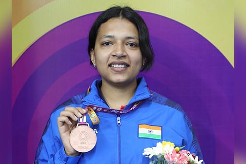 ISSF World Cup: Sift Kaur Samra wins 50m 3P bronze, India finish with ...