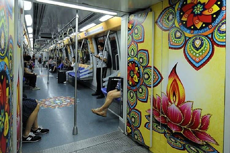 Deepavali across the sea: Singapore is celebrating with a rangoli ...