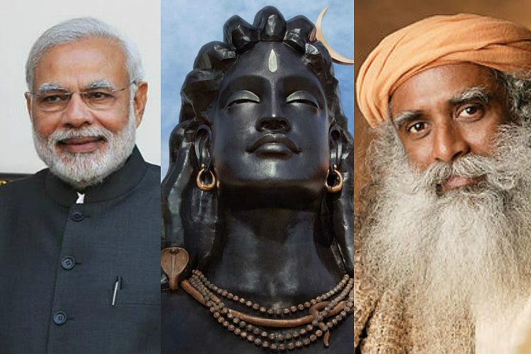 Modi set to unveil massive Shiva statue of Isha Yoga, angry protesters ...