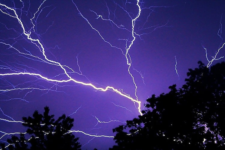 Thousands of lightning strikes in 24 hours: Disaster dept alerts AP ...