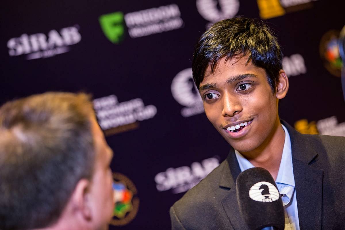 Praggnanandhaa enters chess World Cup finals, to battle Magnus Carlsen