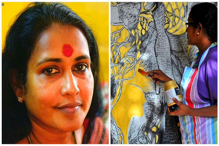 Kerala artist bags prestigious grant for painting the politics around ...