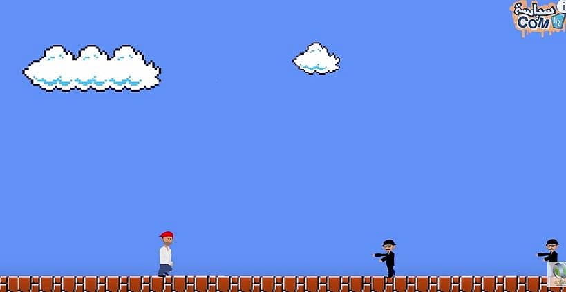 Artist creates 'Refugee Mario' to highlight plight of Syrians crossing ...