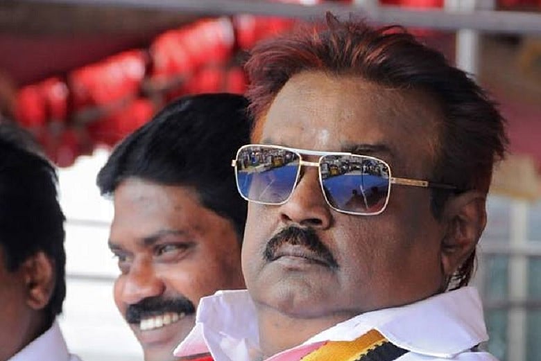 Is Vijayakanth under pressure from his party for an alliance with DMK?