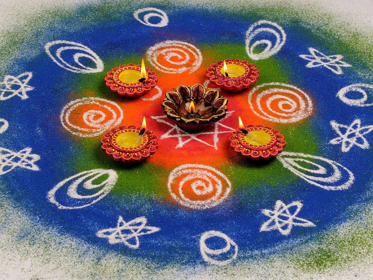 simple diwali rangoli designs 2022