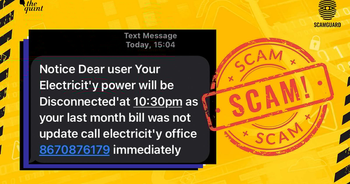 Paid Your Electricity Bill? Scammers Threaten Power Cuts With Fake Messages